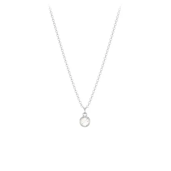 Jewlr Bezel Set Multi-birthstone Drop Necklace