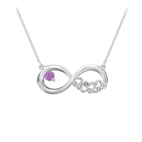 Jewlr 2022 Graduation Infinity Pendant With Gemstone