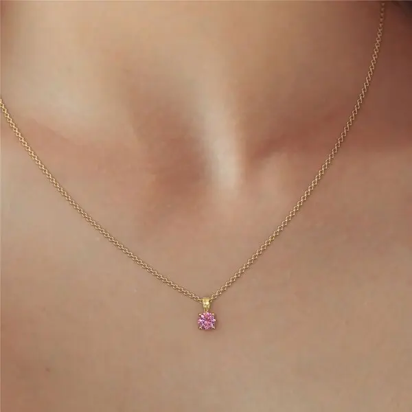 Jewlr Solitaire Birthstone Necklace And Earrings Set