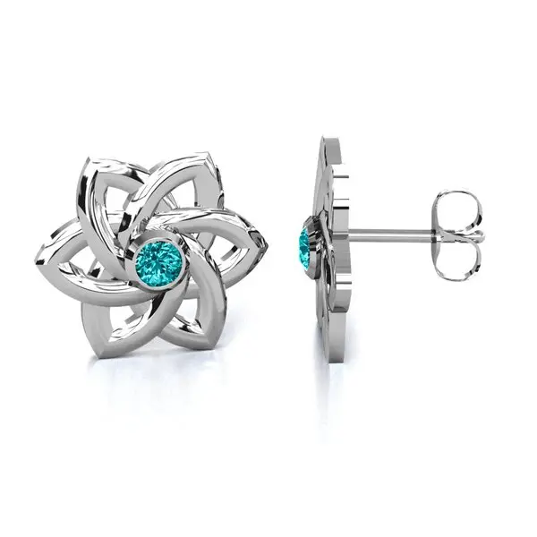 Jewlr Celtic Star Earrings