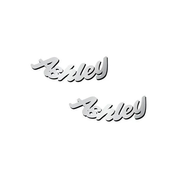 Jewlr Personalized Name Stud Earrings