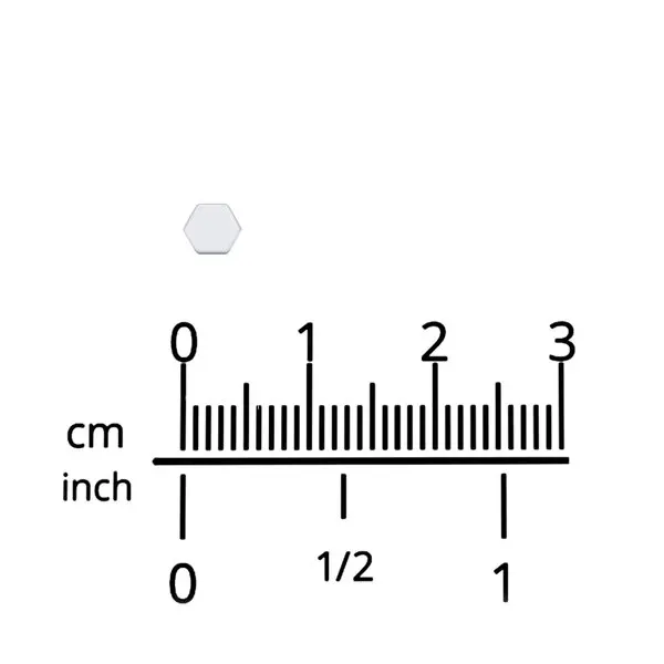 Jewlr Engravable Hexagon Shape Single Stud
