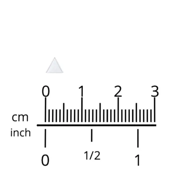 Jewlr Triangle Shape Single Stud