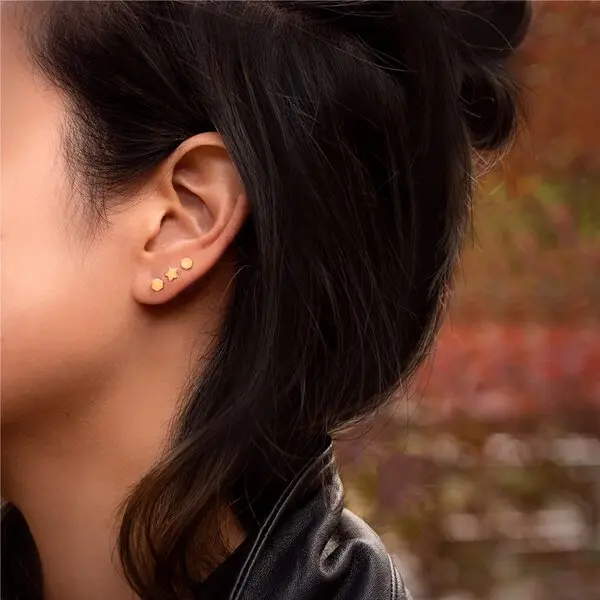 Jewlr Star Shaped Stud Earrings