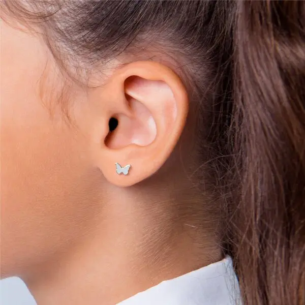 Jewlr Butterfly Shape Stud Earrings