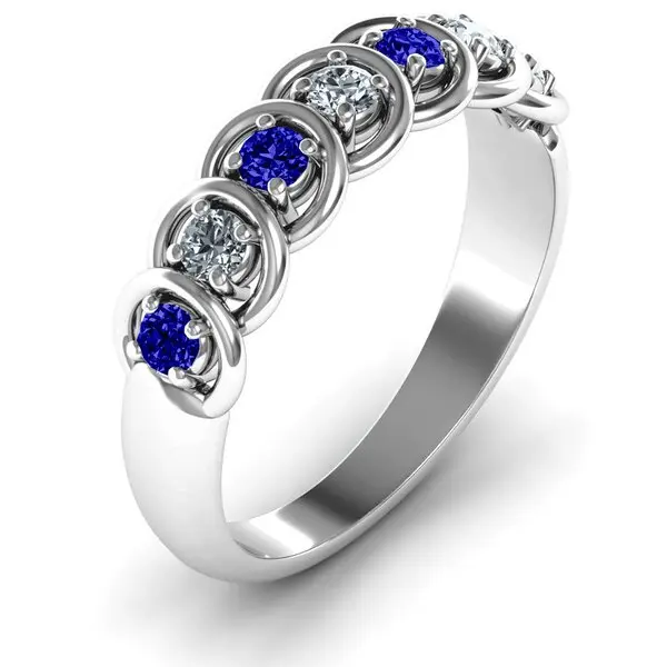 Jewlr 6 To 9 Stones In Halo Ring