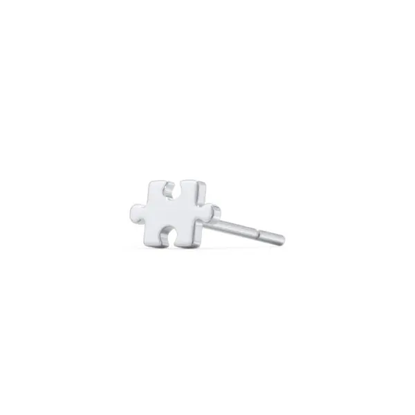 Jewlr Puzzle Piece Shape Single Stud