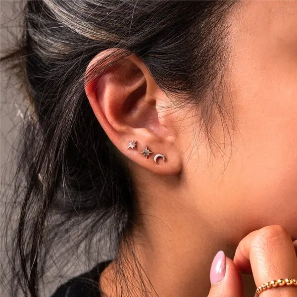 Jewlr Starburst Stud Earrings