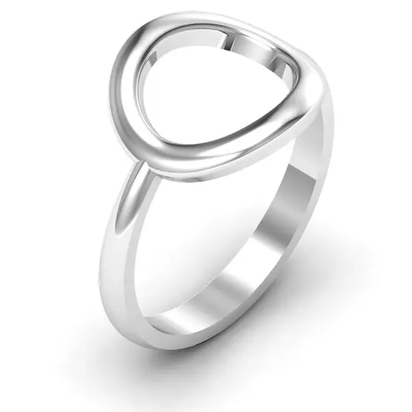 Jewlr Simple Circle Karma Ring
