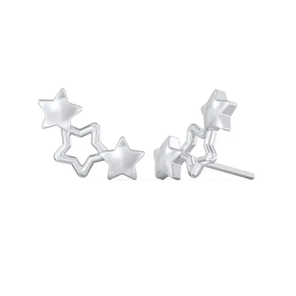 Jewlr Cluster Star Earrings