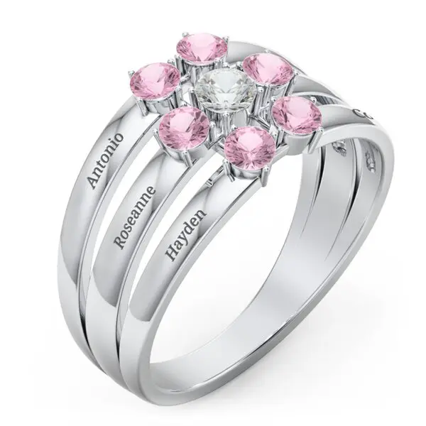 Jewlr Spidra' Round Center Ring
