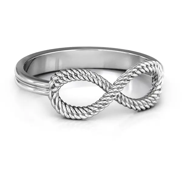 Jewlr Braided Infinity Ring