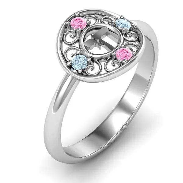 Jewlr Chai Filigree Ring