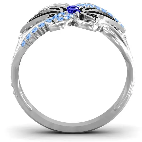 Jewlr Glimmering Butterfly Ring
