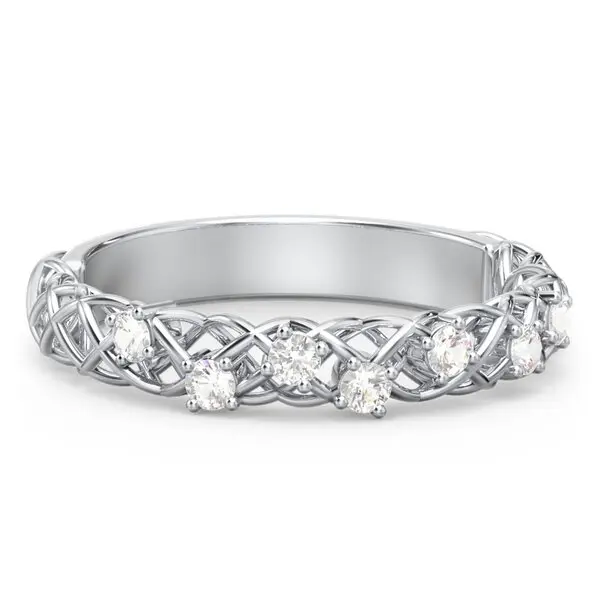 Jewlr Stones Woven In Love Ring