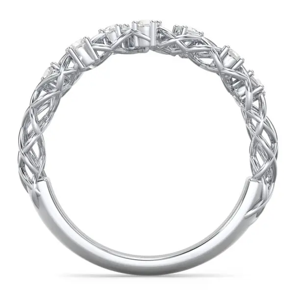Jewlr Stones Woven In Love Ring