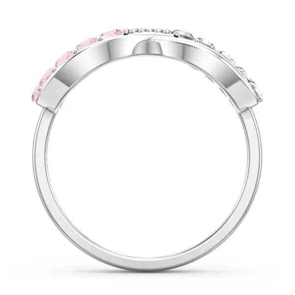 Jewlr Birthstone Infinity Accent Ring