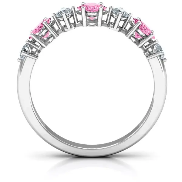 Jewlr Shape Of Her Heart Band Ring