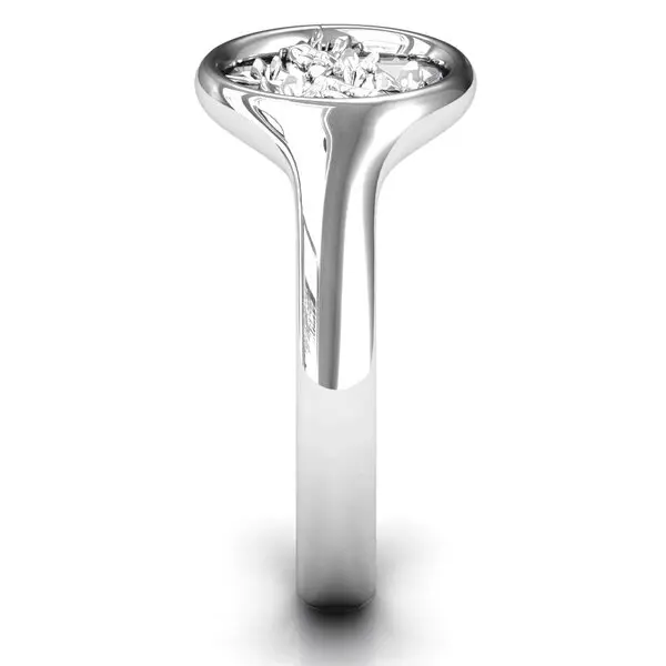 Jewlr Full Circle Cherry Blossom Ring