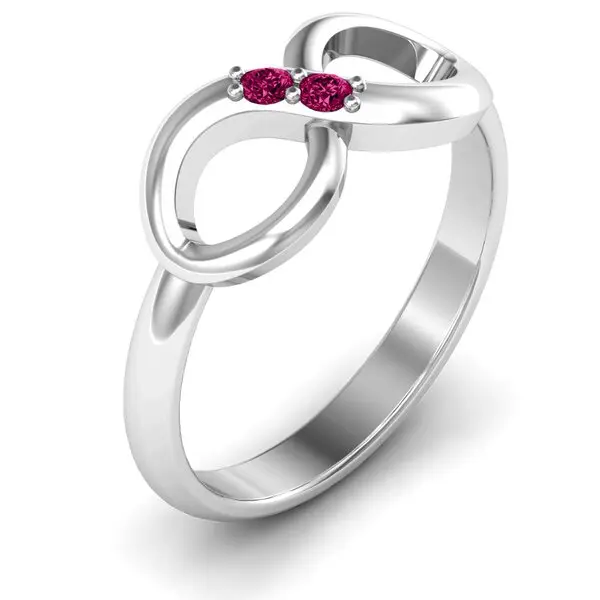 Jewlr Twosome" Infinity Ring