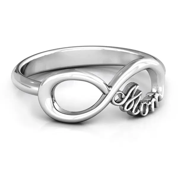 Jewlr Mom's Infinite Love Ring - Sterling Silver