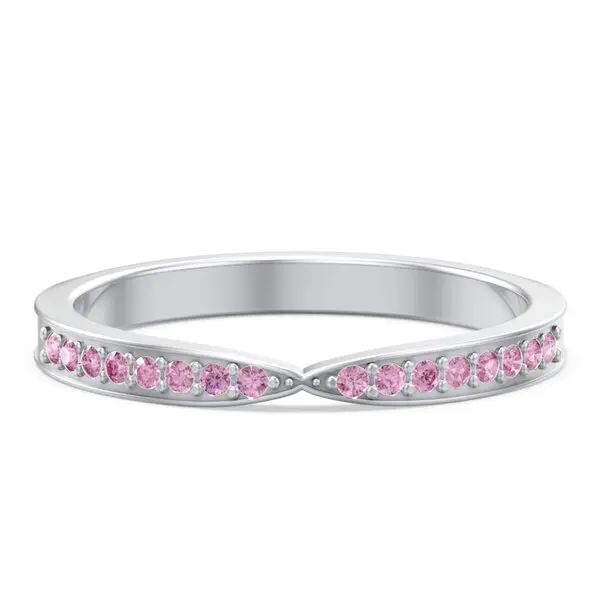 Jewlr Tapered Stacking Band With Accents