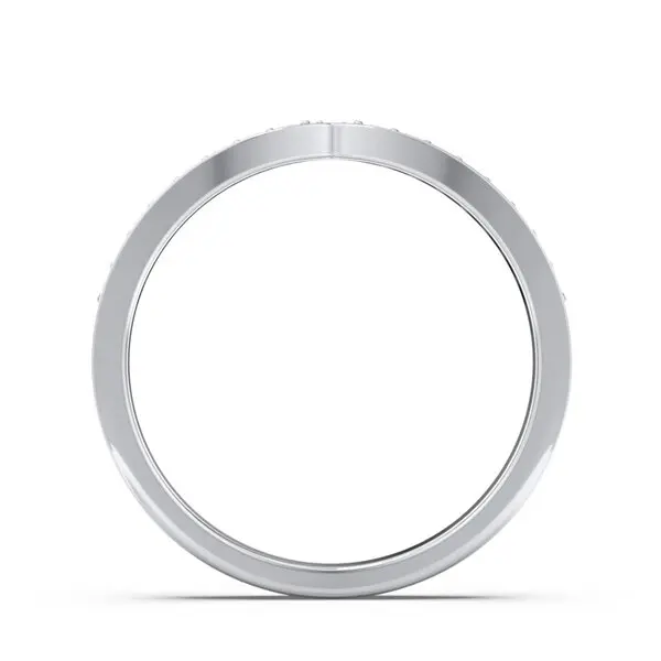 Jewlr Tapered Stacking Band With Accents