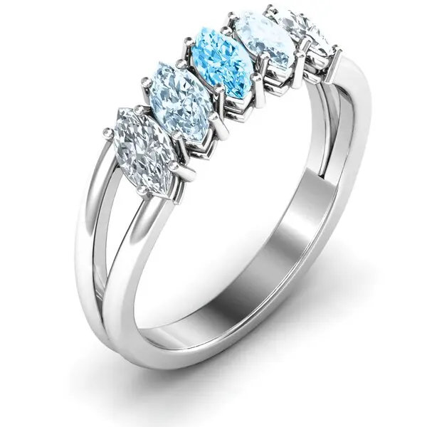 Jewlr Angled Marquise Ring