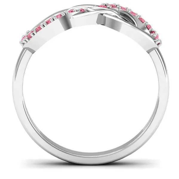 Jewlr Everlasting Infinity Ring With Gemstones