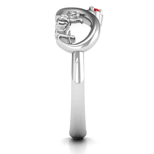 Jewlr Aunt's Infinite Love Ring With Stones