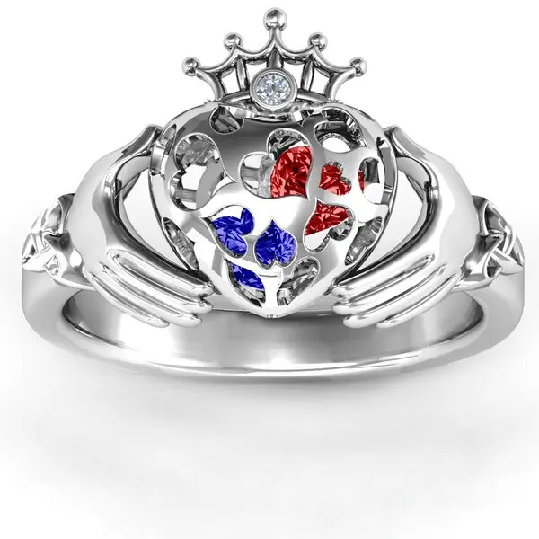 Jewlr Caged Hearts Claddagh Ring