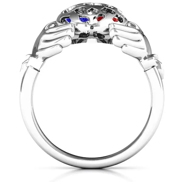 Jewlr Caged Hearts Claddagh Ring