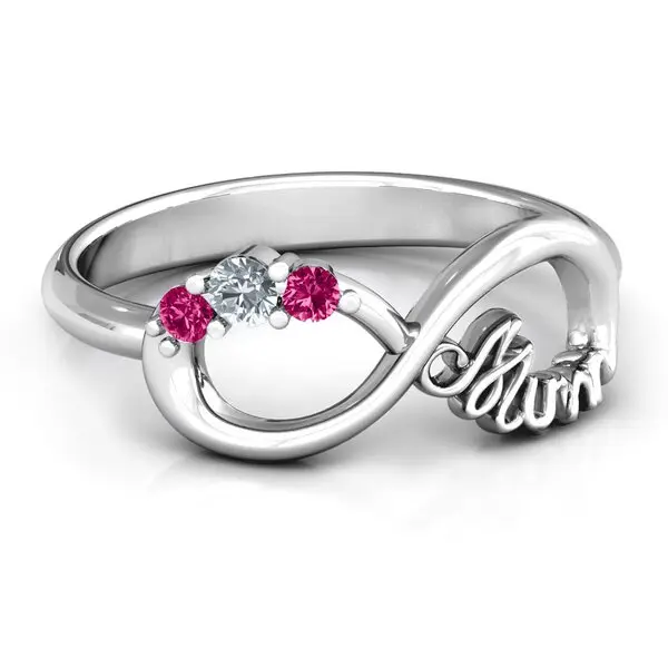 Jewlr Mum's Infinite Love With Stones Ring