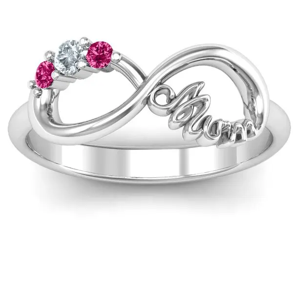 Jewlr Mum's Infinite Love With Stones Ring