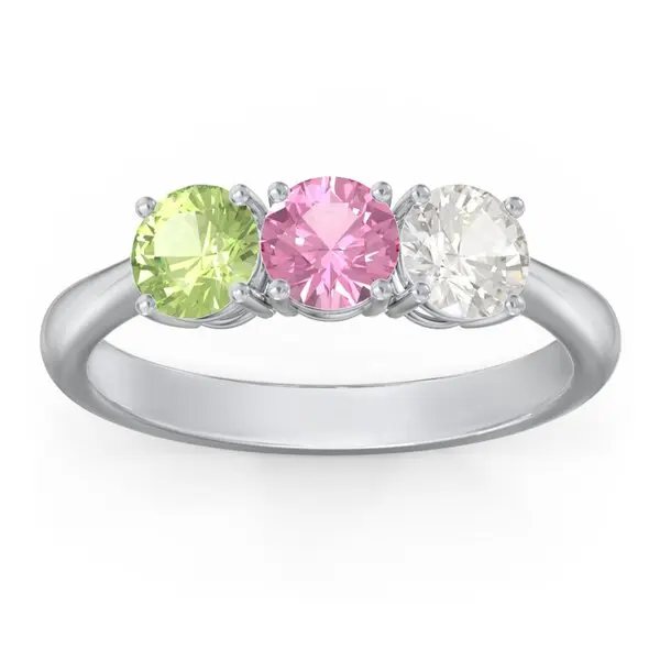 Jewlr Radiant Trinity Ring