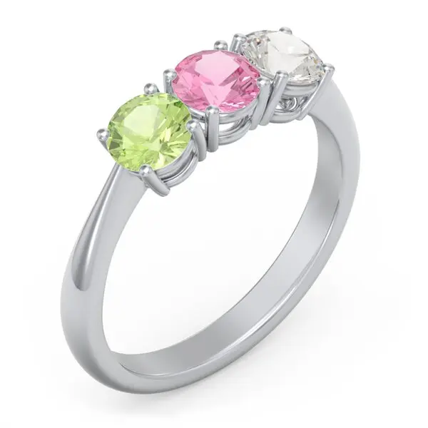 Jewlr Radiant Trinity Ring