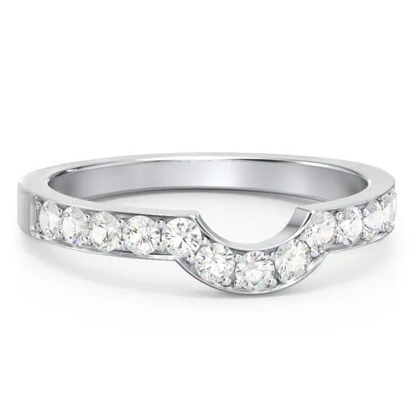 Jewlr U-shape Shadow Ring - Sterling Silver