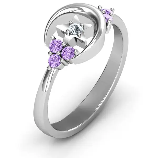 Jewlr Beautiful Night Ring