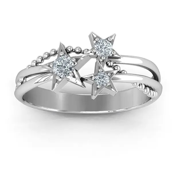 Jewlr Twinkling Starlight Ring