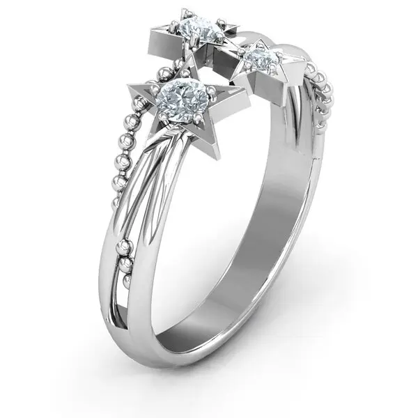 Jewlr Twinkling Starlight Ring