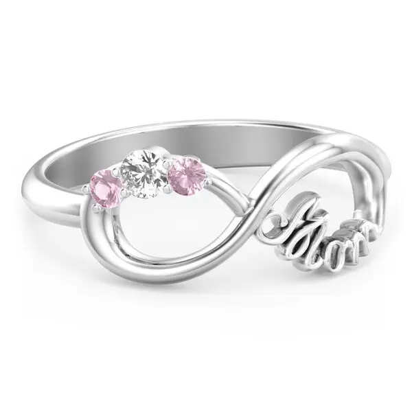 Jewlr Mom's Infinite Love Ring With 2-10 Stones