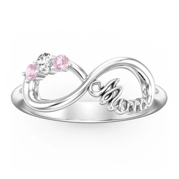 Jewlr Mom's Infinite Love Ring With 2-10 Stones