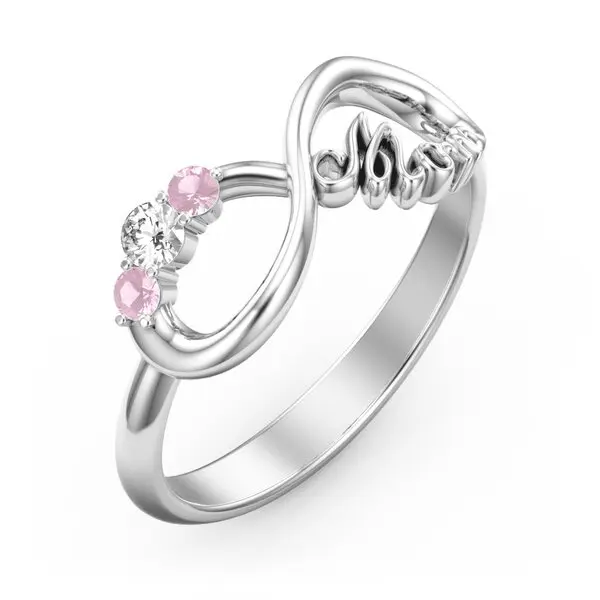 Jewlr Mom's Infinite Love Ring With 2-10 Stones