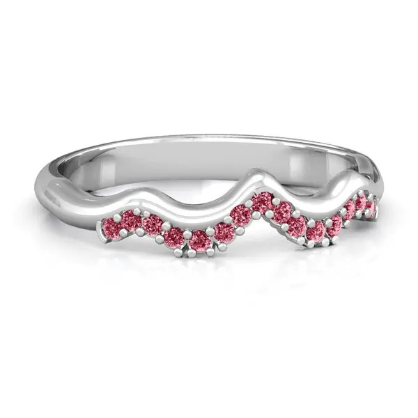Jewlr Solitaire Infinity Shadow Band