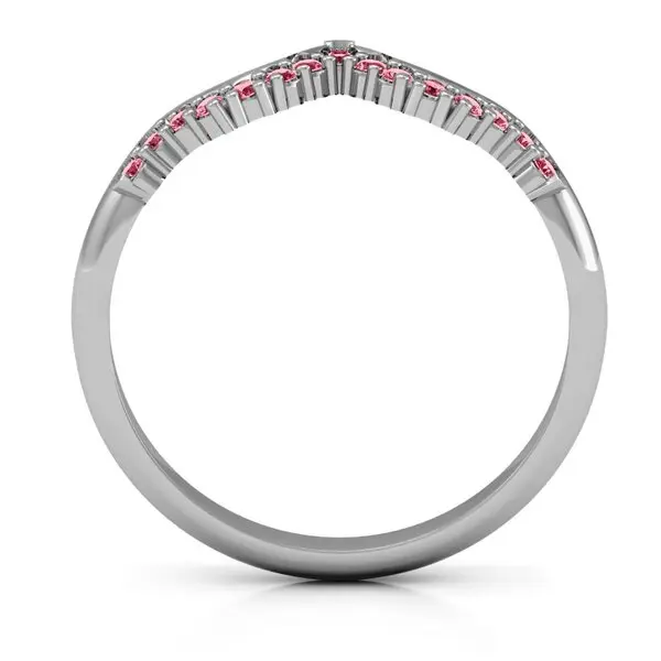 Jewlr Solitaire Infinity Shadow Band