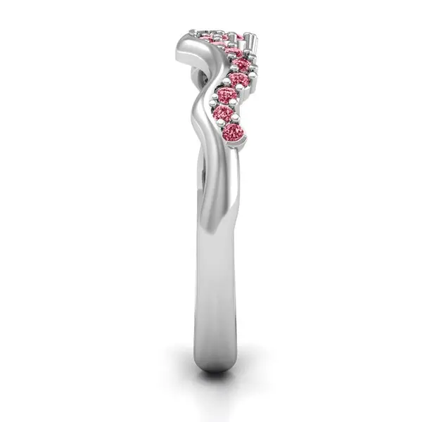 Jewlr Solitaire Infinity Shadow Band