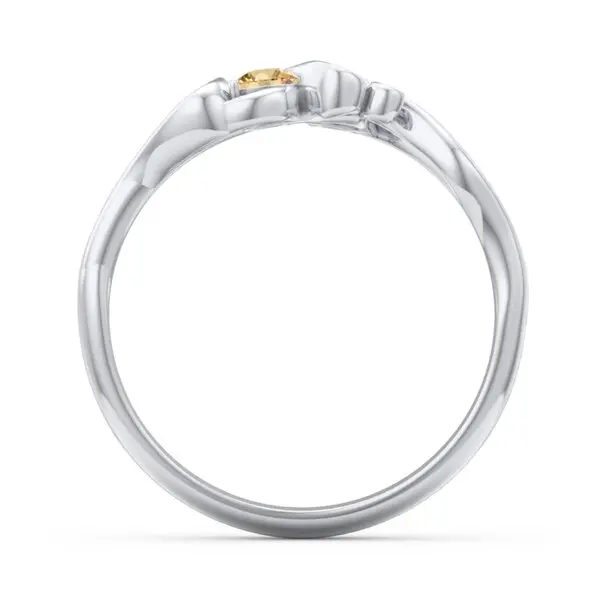 Jewlr Swirl Of Style Birthstone Ring
