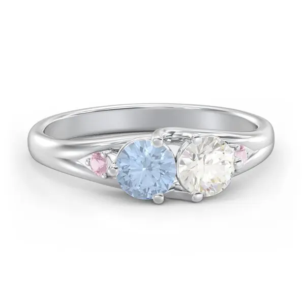Jewlr Darling Duo Double Gemstone Ring