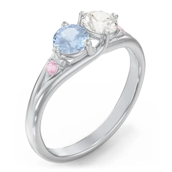 Jewlr Darling Duo Double Gemstone Ring