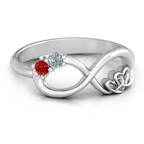 Jewlr Double The Love Infinity Ring